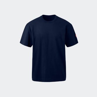 Canada Goose Gladstone T-Shirt lockere Passform (M&auml;nnlich, Atlantic Navy, XXL)