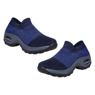 BESPORTBLE Chaussures de Sport légères pour Femmes Chaussures décontractées en Tissu Respirant tricoté Semelle à Amorti dair Taille 36 pour Marche Voyage et Usag