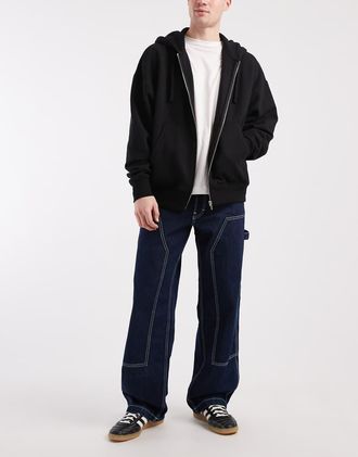 Tommy Jeans Jaimie - Locker geschnittene Carpenter-Jeans in dunkelblauer Waschung mit geradem Schnitt