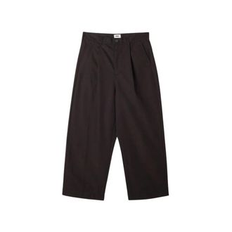 Obey Plissierte Hose in Schwarz - - Trousers - Herren - Schwarzk - W31