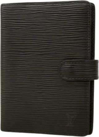 Louis Vuitton unisex, Pre-owned, Noir, Taille: ONE Size Bandouli&egrave;re crois&eacute;e en cuir vintage Pre-owned