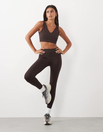 Sweaty Betty Ultimate Studio 7/8 Leggings in Espresso-Braun