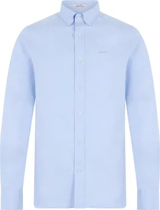 GANT Homme, Chemises, Bleu, Taille: M Slim Pinpoint Oxford Shirt