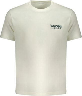 Wrangler Homme, Tops, Blanc, Taille: M Logo Tee