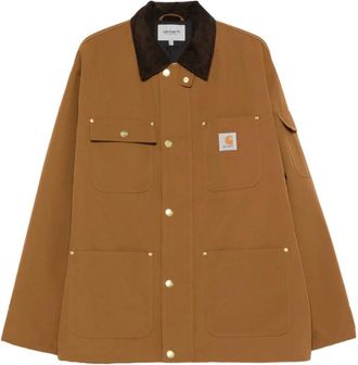 Carhartt Work in Progress Homme, Vestes, Brun, Taille: XL Clapton Jacket