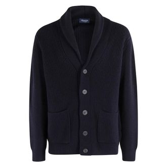 Drumohr Maglia Cardigan - - Knitwear - Herren - Blau - 2XL