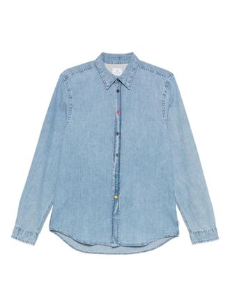 Paul Smith Jeanshemd mit Druckknöpfen - Blau