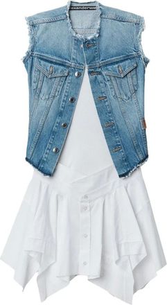 Alexander Wang Femme, Robes, Bleu, Taille: 40 FR Robe chemise