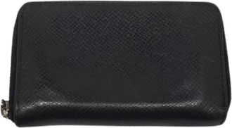 Louis Vuitton unisex, Pre-owned, Noir, Taille: ONE Size Portefeuille en cuir Pre-owned