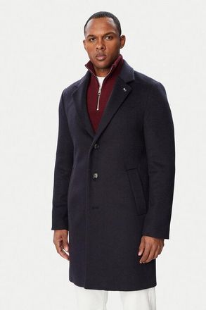 Tommy Hilfiger Wollmantel MW0MW40768 Dunkelblau Regular Fit