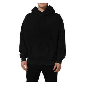 Dolce & Gabbana Pullover Hoodie Sweatshirt - - Sweatshirts & Hoodies - Herren - Schwarzk - L