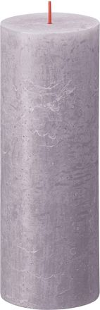 Bolsius Kerzenhalter Frosted Lavender Ø 68 mm - Höhe 19 cm - Grau/Lavendel - 85 Brennstunden