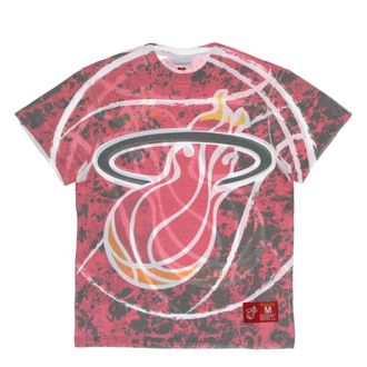Mitchell & Ness Miami Heat NBA Tee Hardwood Classics - - Tops - Herren - Mehrfarbig - XL