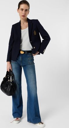 Gerard Darel Veste de tailleur &agrave; blason - TINAIS - Marine