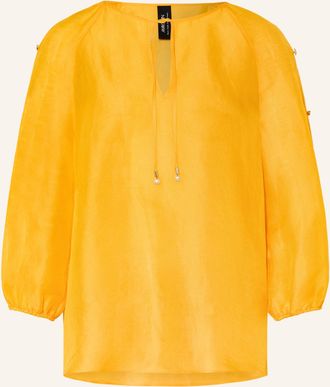 Marc Cain Blusenshirt Mit Leinen Und Seide gelb