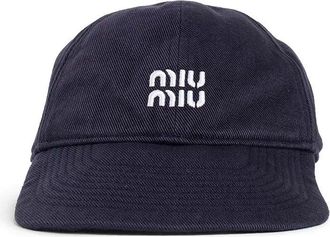Miu Miu Denim baseball cap