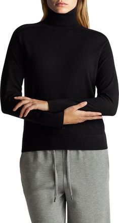 Benetton Damen Maglia Ciclista M/L 11ahd203y Pullover, Schwarz, M