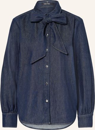 Marc Aurel Marc Aurel Jeansbluse Mit Abnehmbarer Schluppe blau