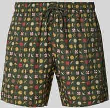 Colmar Regular Fit Swimshorts mit Allover-Motiv-Print