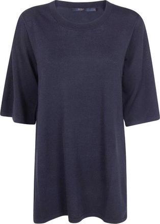 Seventy Femme, Pulls, Noir, Taille: 44 FR Maille ras du cou