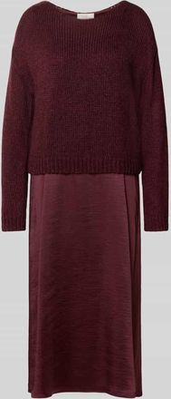 robe l&eacute;g&egrave;re Midikleid im Double-Layer-Look