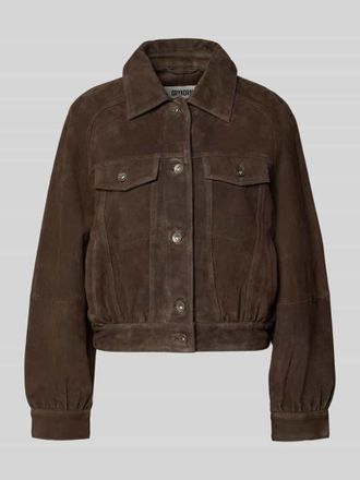 Drykorn Lederjacke mit Brusttaschen Modell MARWICK