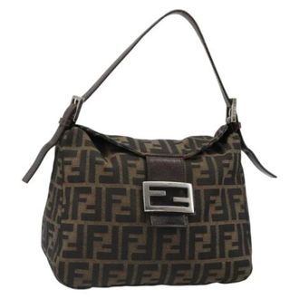 Fendi Sac bandouli&egrave;re Zucca Canvas Pre-owned - Femme - Pre-owned - Brun - Taille: ONE Size