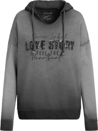 soccx Kapuzensweatshirt mit Pailletten