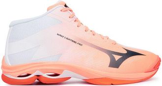 Mizuno Hallenschuhe Wave Lightning Pro Mid V1GA2665 Korallenfarben