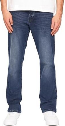 Crosshatch Jean Princed Denim pour homme, Noir d&eacute;lav&eacute;, 50 R&eacute;gulier