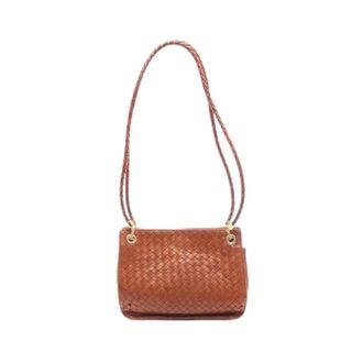 Bottega Veneta Pre-owned Intrecciato Lambskin Schultertasche - - Pre-owned - Damen - Braun - ONE SIZE