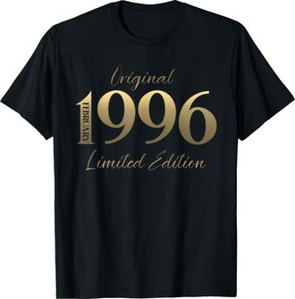 Generic 30. Geburtstag Februar 1996 Vintage Jahrgang T-Shirt