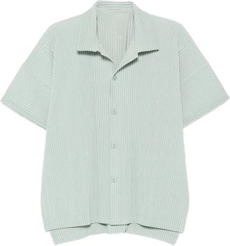 Issey Miyake Homme, Tops, Bleu, Taille: XL Chemise Casual en Coton pour Homme