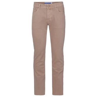 Jacob Cohen Beige Bard Slim Fit Hose - - Trousers - Herren - Beige - W35