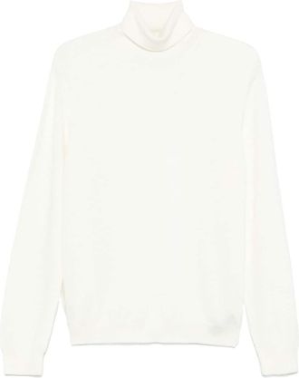 Zanone Klassischer Pullover - Weiß