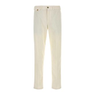 Pantaloni Torino Stretch Corduroy Hose - - Trousers - Herren - Wei&szlig; - S