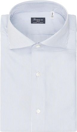 Finamore Milano Eduardo Hemd - - Shirts - Herren - Blau - 3XL