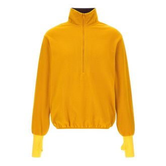 Entire studios Sweatshirt mit halbem Rei&szlig;verschluss - - Sport - Herren - Gelb - M