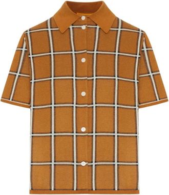 Guest In Residence Homme, Tops, Brun, Taille: M Chemise &agrave; Carreaux Picnic