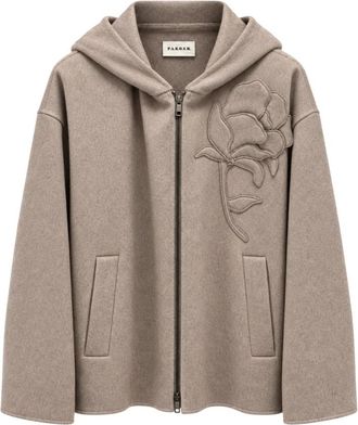 P.A.R.O.S.H. Zip-through Sweatshirt - - Sweatshirts & Hoodies - Damen - Beige - L