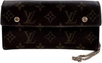 Louis Vuitton Portefeuille Accord&eacute;on Pre-owned - Femme - Pre-owned - Brun - Taille: ONE Size