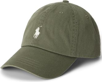 Ralph Lauren Cap aus Baumwoll-Twill mit Pony-Stickerei in
