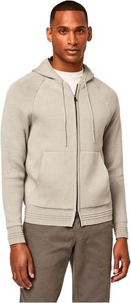 Hackett Mens Df Knit Hoodie Pullover Sweater, Stone/Grey, XS