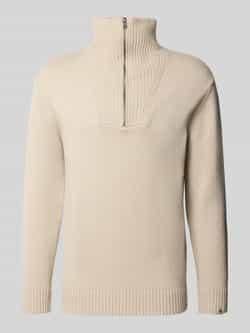 Scotch & Soda Regular Fit Strickpullover mit Troyer-Kragen
