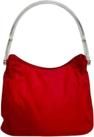 Prada Sac bandouli&egrave;re vintage doccasion - Femme - Pre-owned - Rouge - Taille: ONE Size