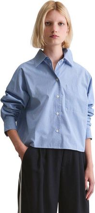 Marc O'Polo Denim Langarmbluse aus Papertouch-Popeline