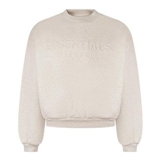 Fear of God Homme, Sweatshirts et sweats &agrave; capuche, Beige, Taille: 12 Y SweaT-shirt ras du cou