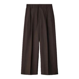 Christophe Lemaire Single Pleat Tailored Pant - - Trousers - Herren - Braun - L