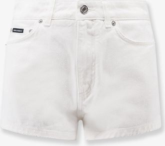 Dolce & Gabbana White denim shorts - DOLCE & GABBANA - gender_Woman