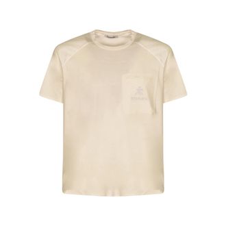 Premiata Wei&szlig;e T-Shirts und Polos - - Tops - Herren - Beige - XL